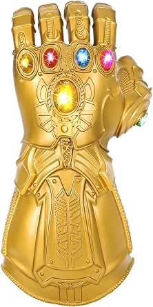 Amazon.com: NDJLNZ LED Light Up Infinity Gauntlet with Gems Infinity ...