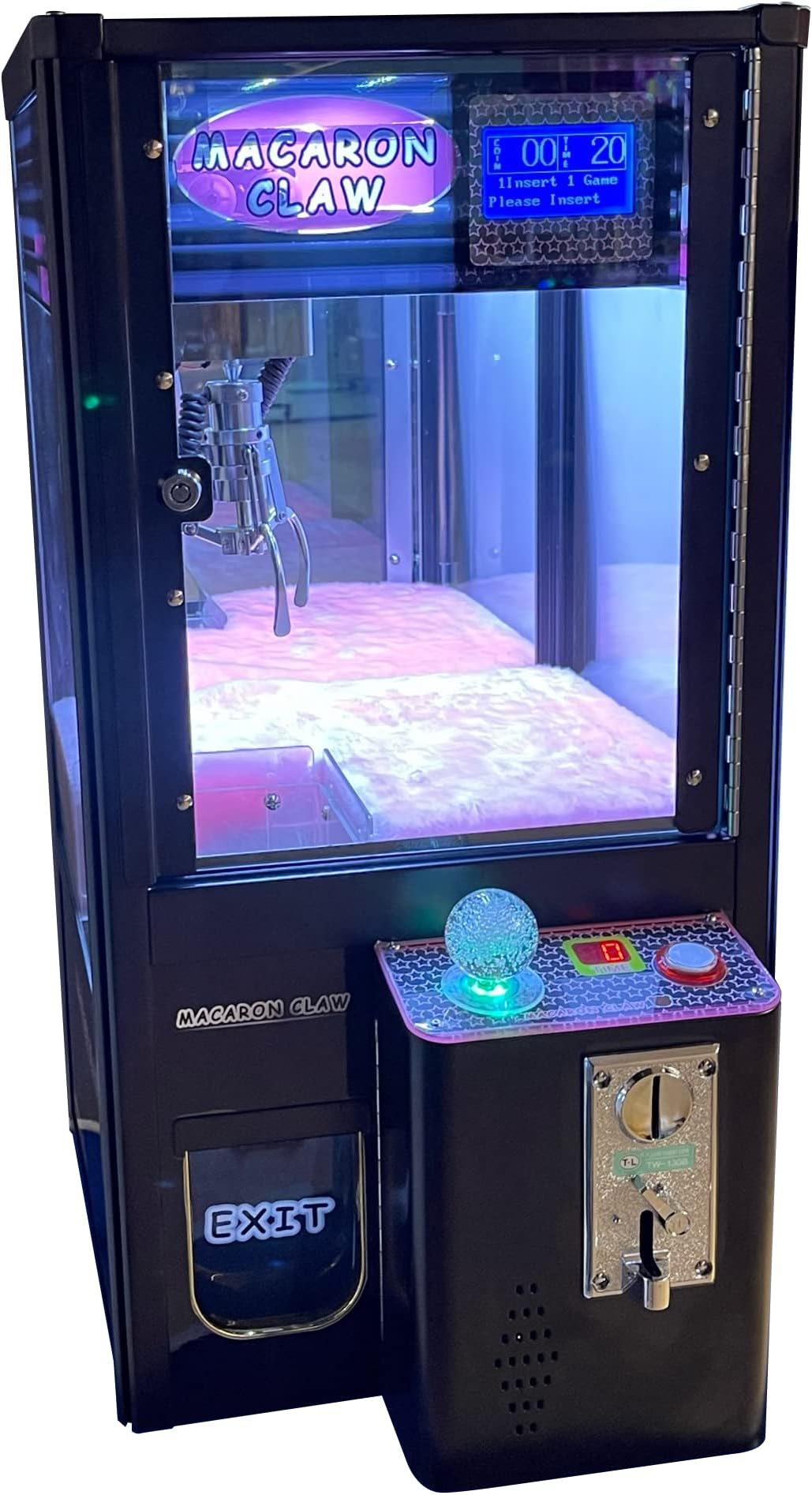 Amazon.com: LUHAO Mini Claw Machine Crane Machine for Children -Black ...