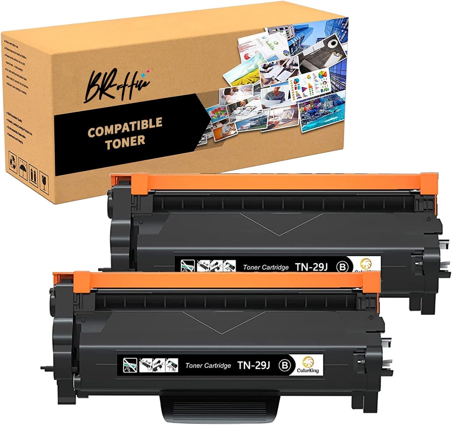 Amazon.co.jp: Brother用 ブラザー用 TN-29J互換トナーカートリッジTN29J 29J 印刷枚数純正と同量の約3000枚 ブラック 2本セット対応機種:DCP ...