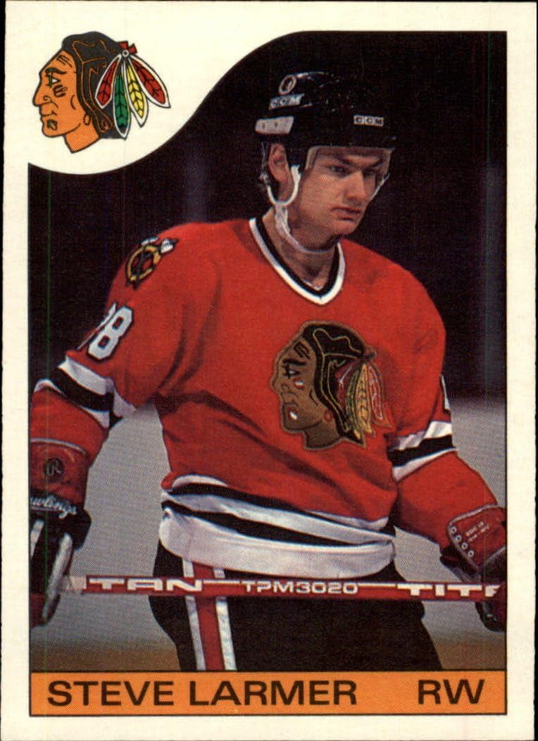Amazon.com: 1985 Topps Hockey Card (1985-86) #132 Steve Larmer ...