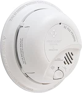 First Alert 9120BA Hardwired Smoke Alarm with Battery Backup
