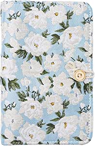 Amazon.com : AxeWoodz A6 Binder Flower Embroidery Notebook Cover ...