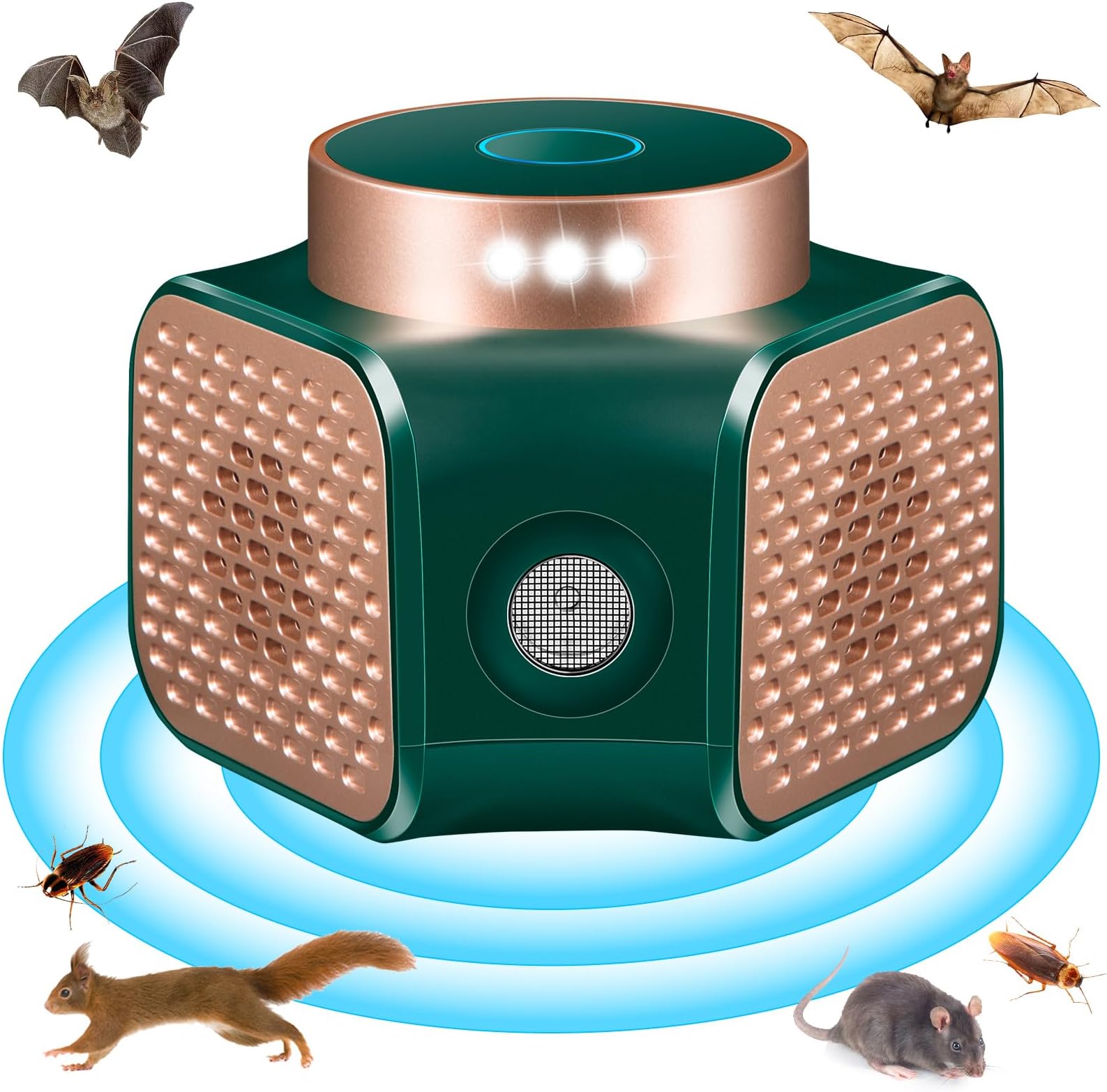 Amazon.com: Ultrasonic Rodent Repellent Indoor, Intelligent Variable ...