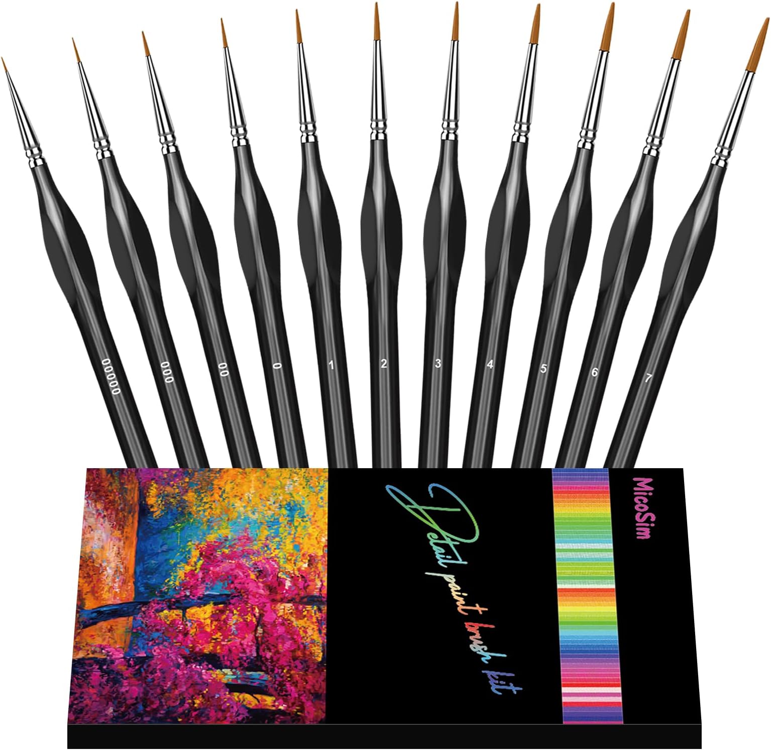 Amazon.com: The Official Paint by Numbers Brush by Artistrove - 12 ...