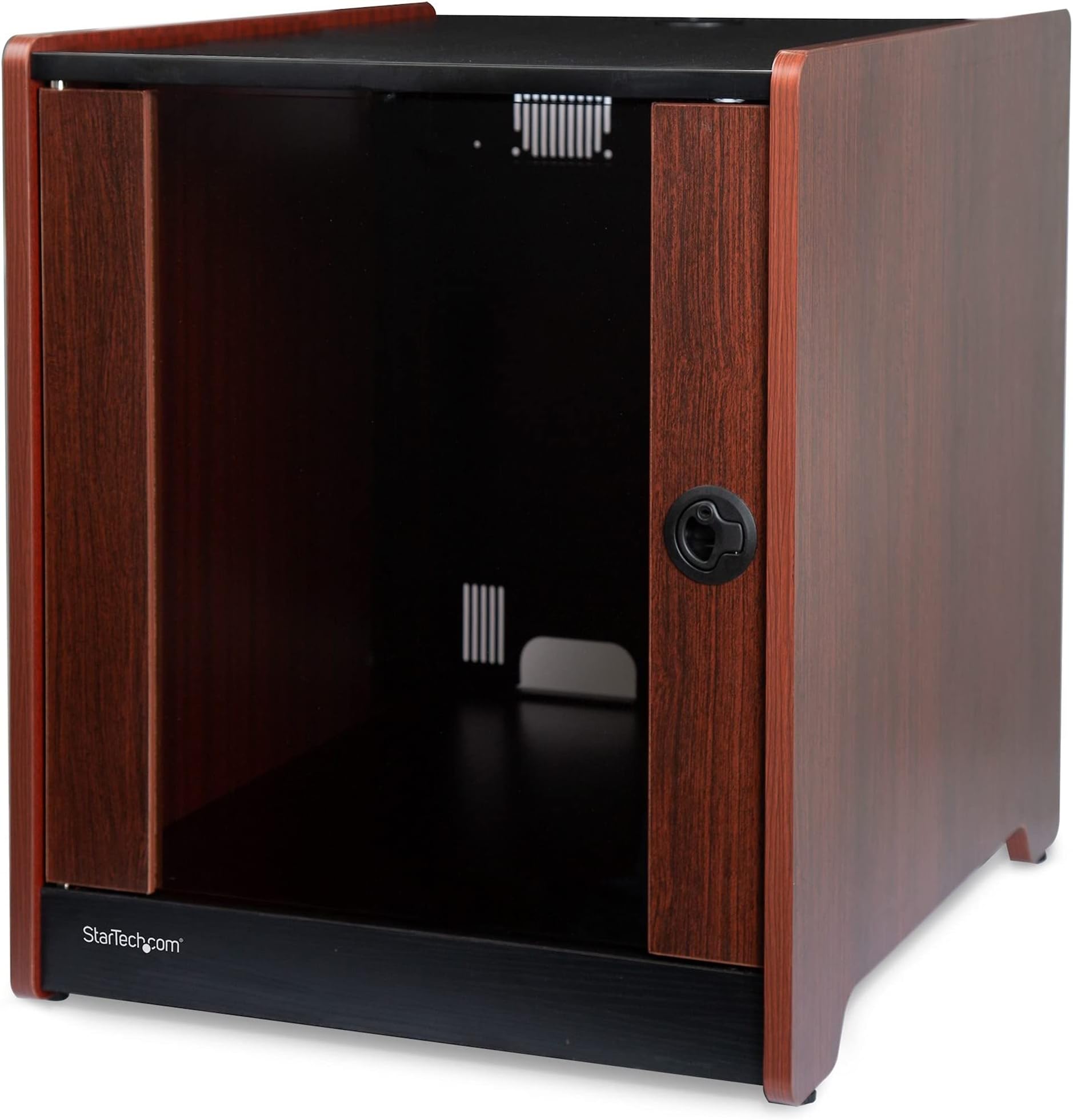 Amazon.com: StarTech.com 12U AV Rack Cabinet - 21” Deep - Wood Finish ...