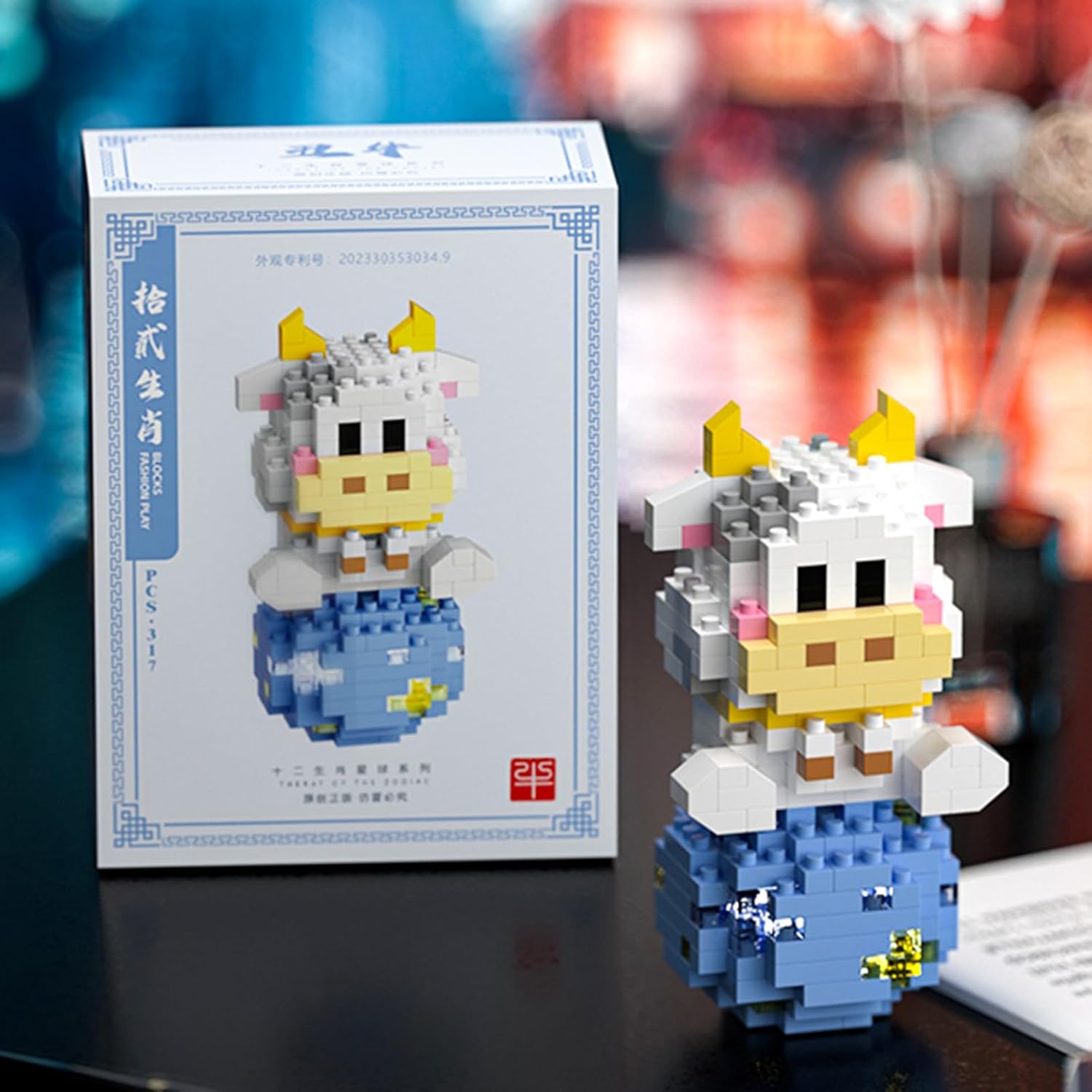 Amazon.com: ALITTDRE 12 Mini Animals Building Blocks Sets Building ...