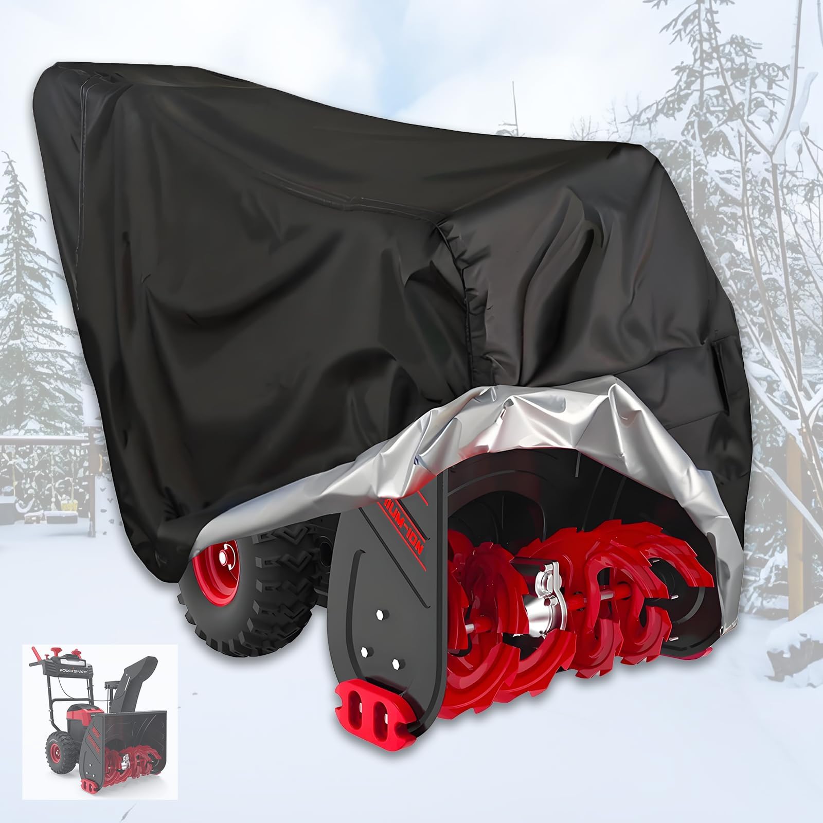 Amazon.com : Zettum Snow Blower Cover - 600D Snowblower Covers ...