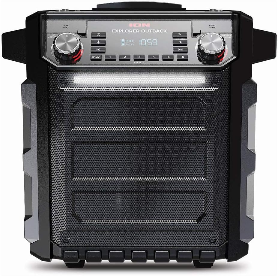 Amazon.com: Ion Explorer Outback Wireless Rechargeable Speaker ...