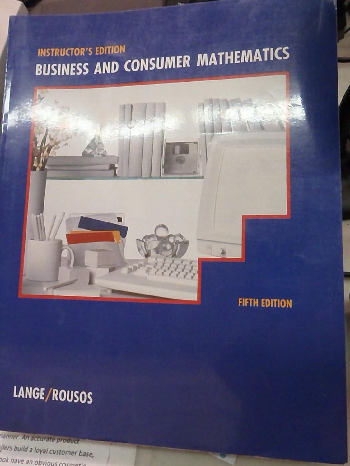 Amazon.com: Business and Consumer Mathematics/Instructor Edition ...