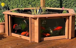 Clear View Garden Aquarium Aquarium de Jardin avec parois Transparentes ...