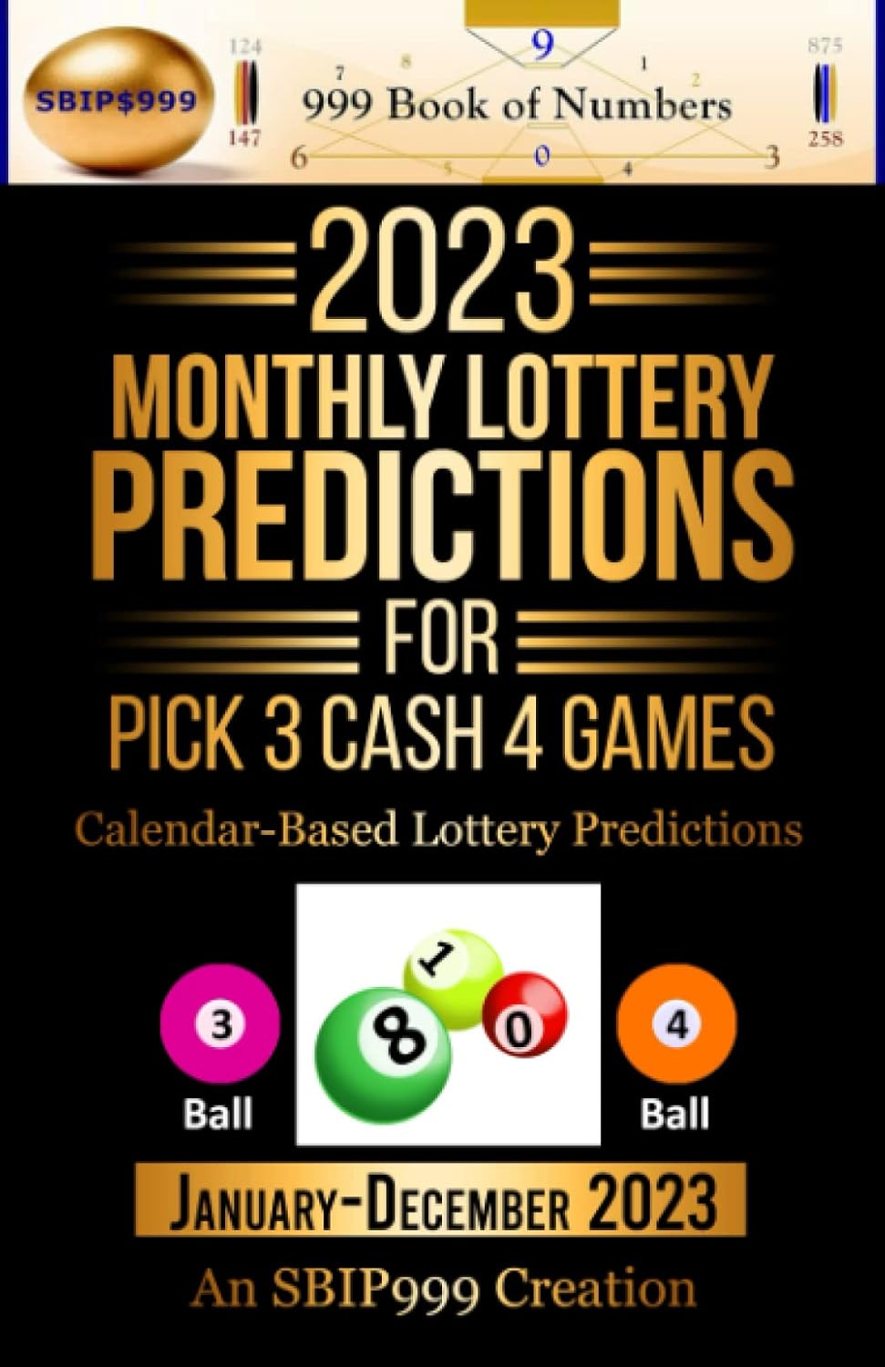 2023 Monthly Lottery Predictions for Pick 3 Cash 4 Games: Calendar ...