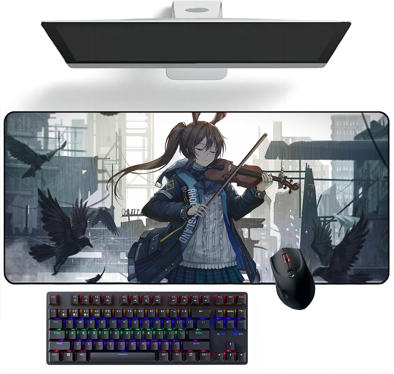 Amazon.com : Anime Mouse pad Arknights Anime Mouse Pads Deskmat ...