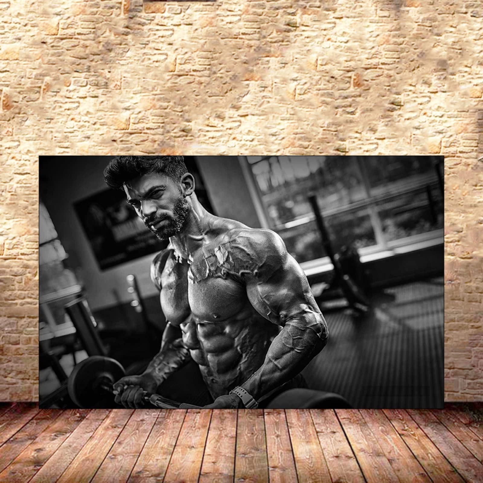 Home Gym Men Workout Posters SPORTAXIS Core Workout Poster With