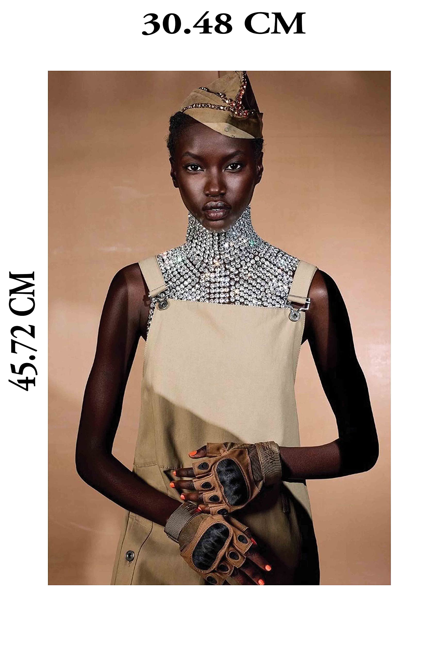 Buy Model Anok Yai Model Poster|Famous Model Poster|Second Black Model ...