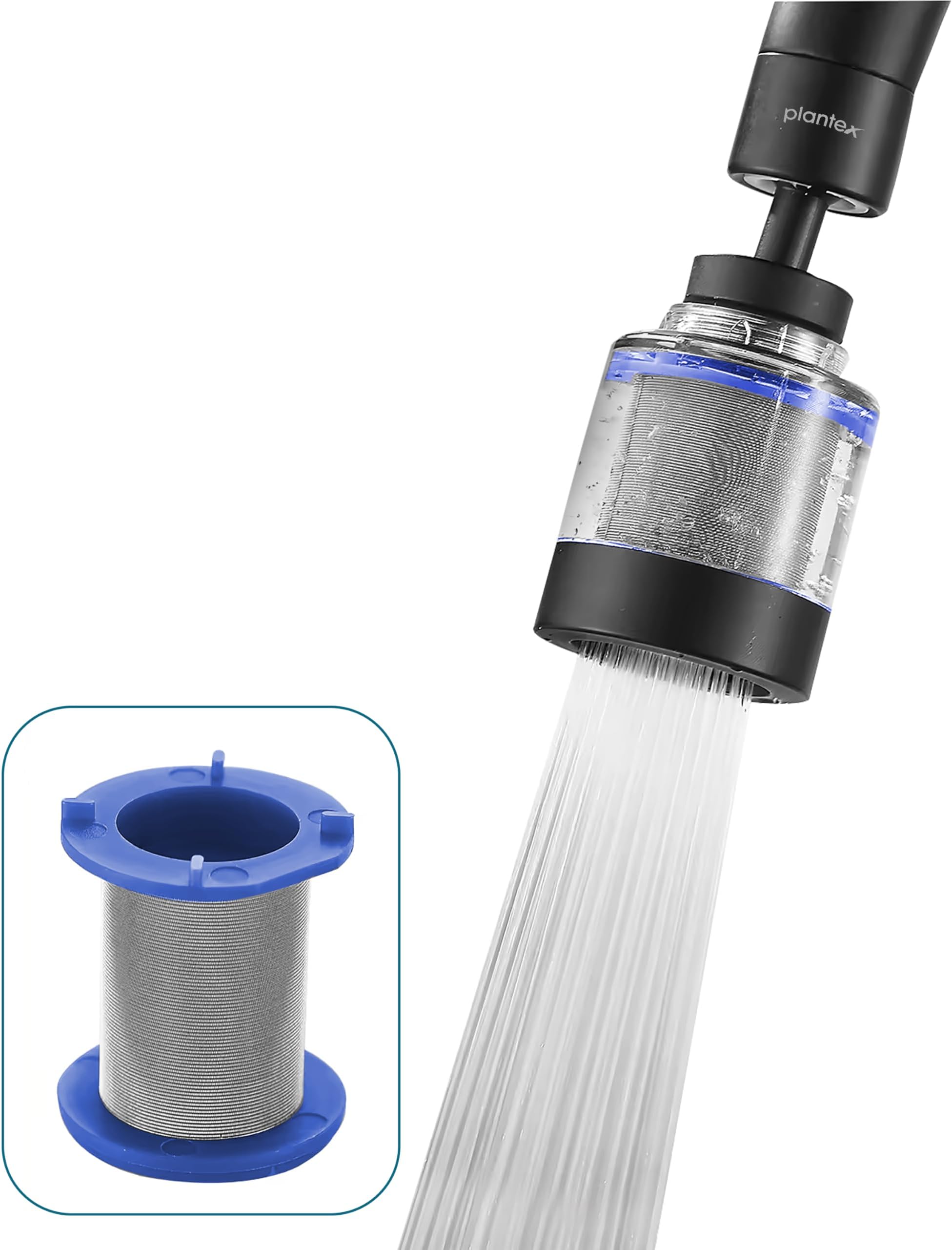 Plantex Flexible Tap Extender for Kitchen Sink/360° Rotation/Diverter ...