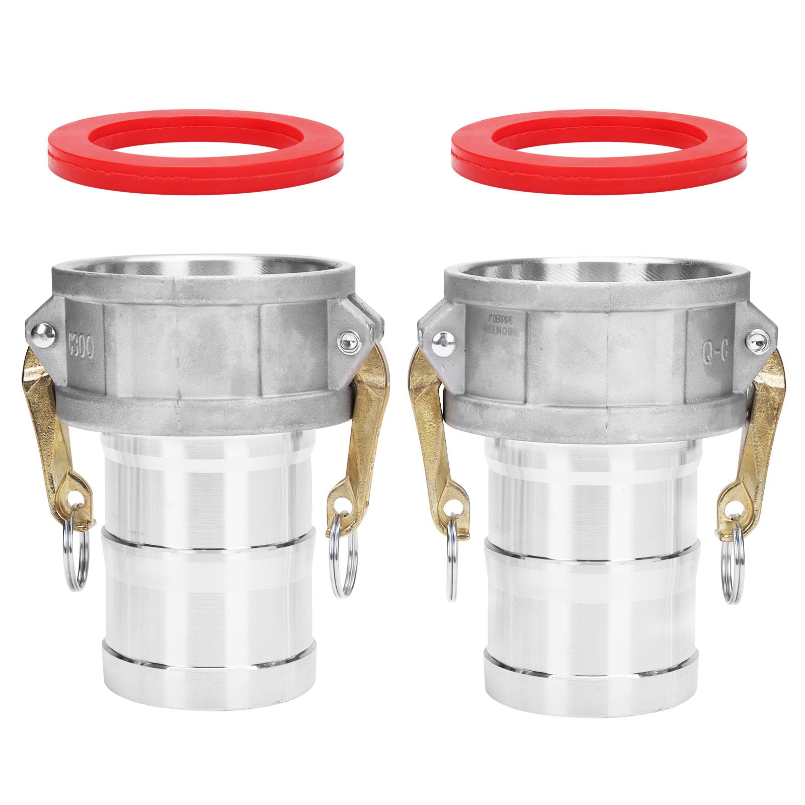 Snapklik.com : DERPIPE Aluminum PartC Camlock Fitting - 3" Female Cam ...