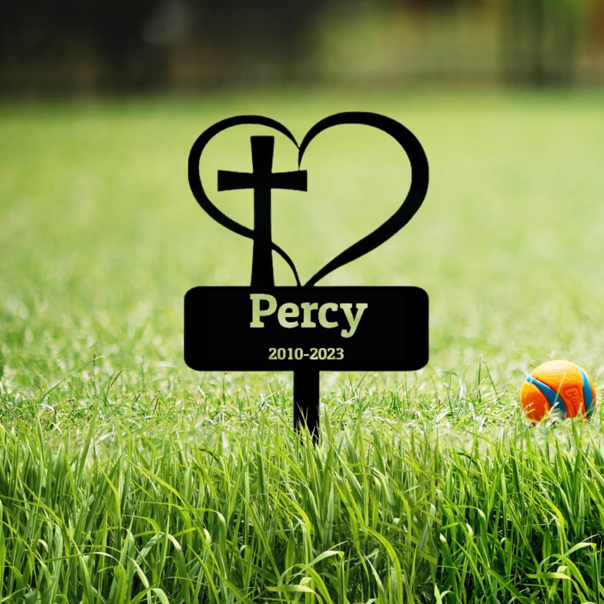 Amazon.com: Goodqueen Custom Pet Cross Grave Marker, Personalized Pet ...