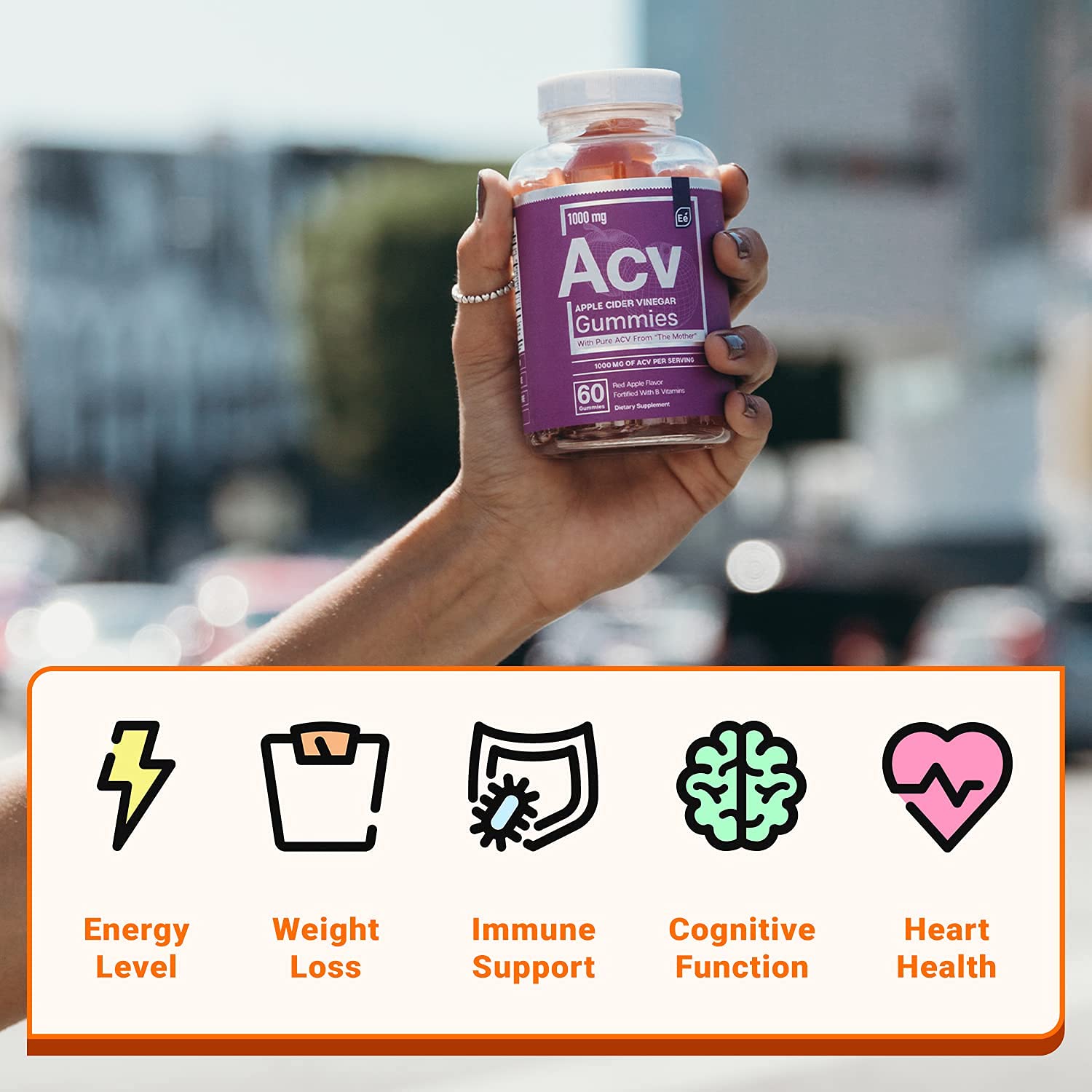 Snapklik.com : Essential Elements Apple Cider Vinegar Gummies From The ...