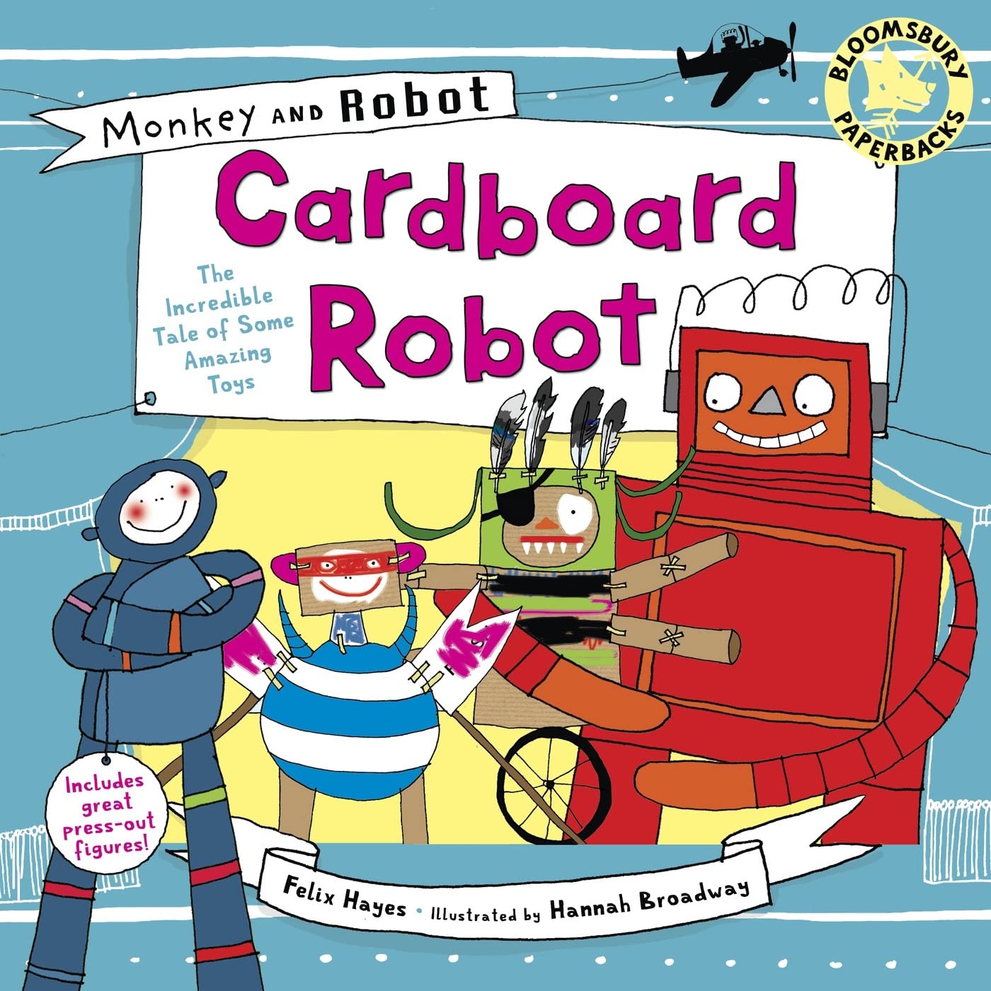 Monkey and Robot: Cardboard Robot: Amazon.co.uk: Hayes, Felix, Broadway ...