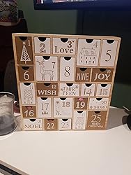Amazon.com: Juegoal Advent Calendar with 25 Drawers Countdown to ...