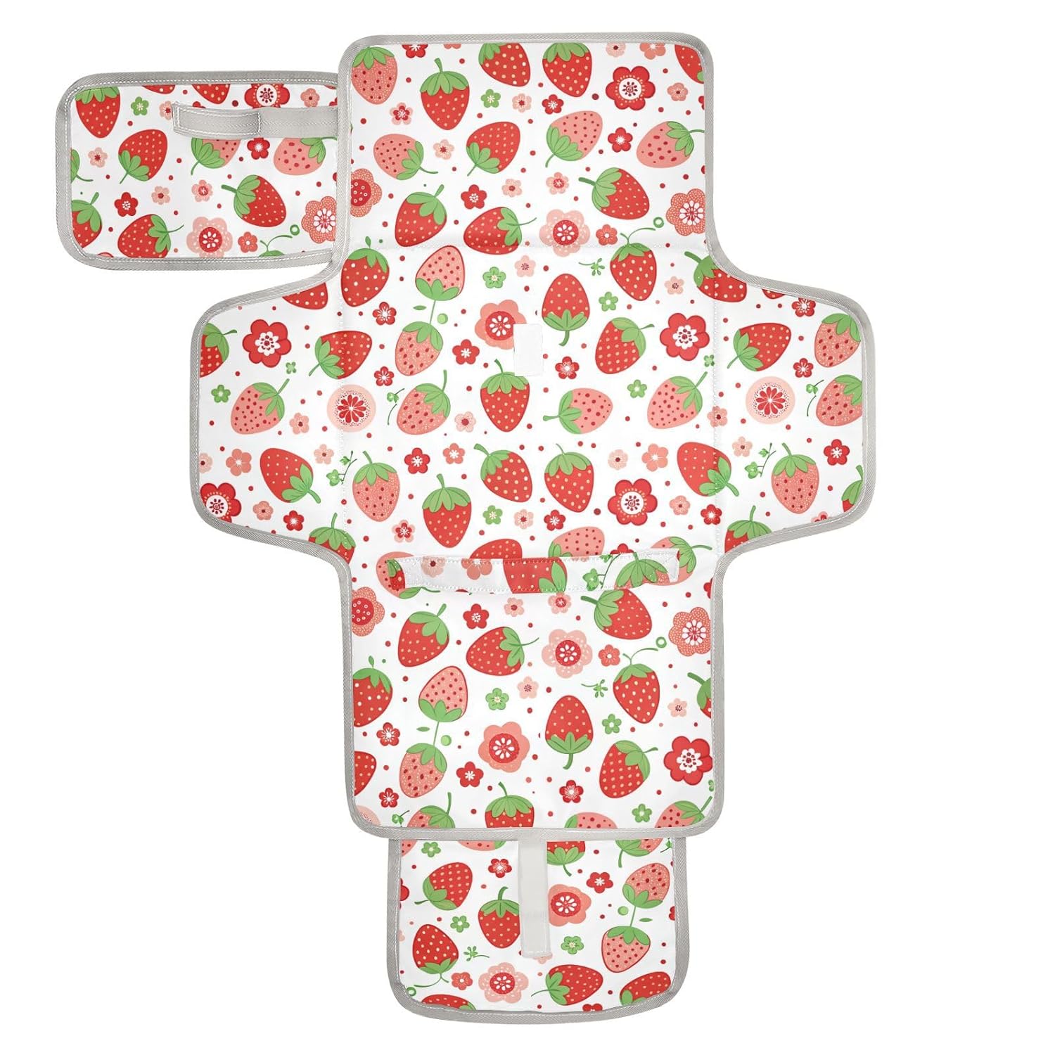 Amazon.com : Portable Changing Pad for Baby - Strawberry Waterproof ...