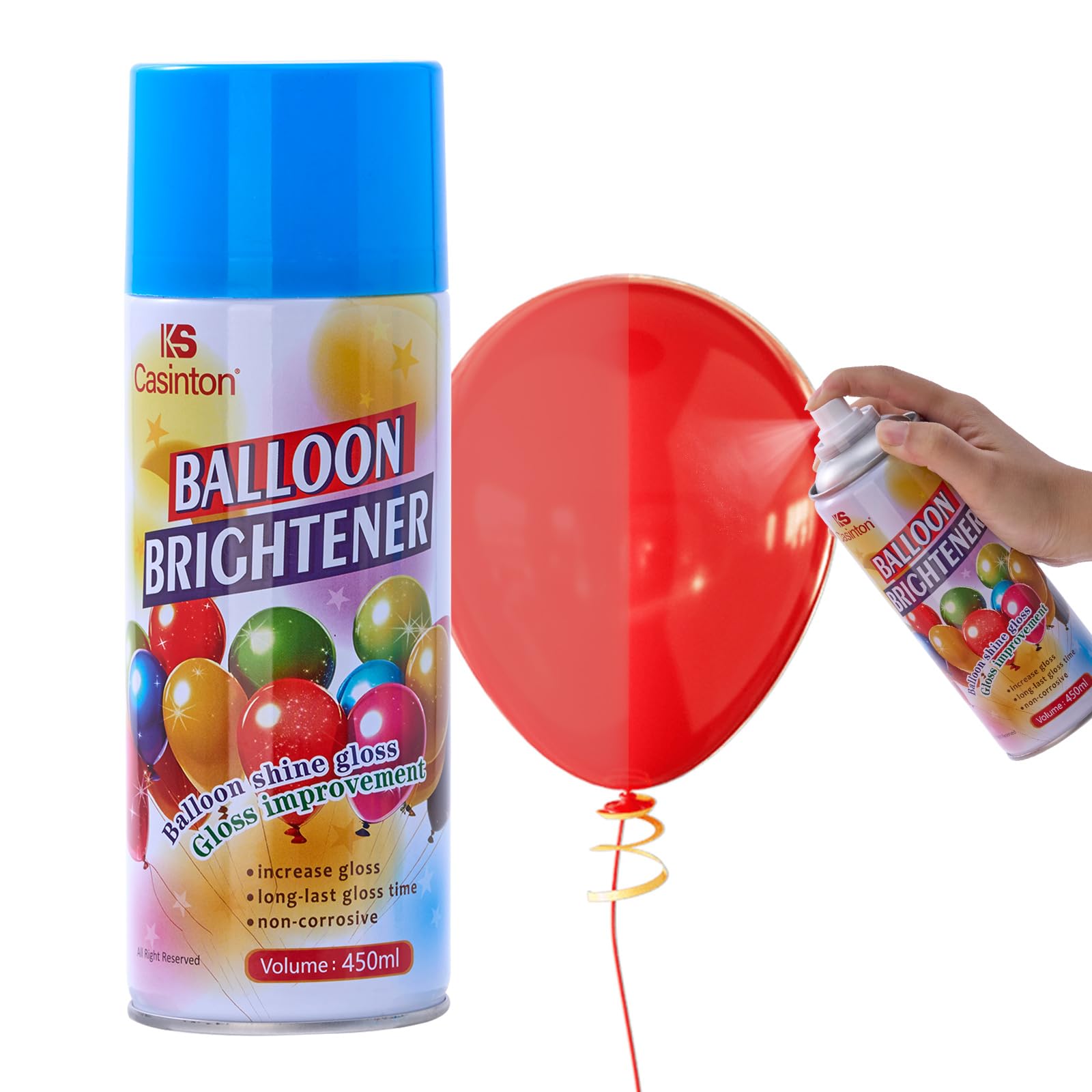Amazon.com: Balloon Shine Spray – 450ml (16 OZ), Waterproof, Long ...