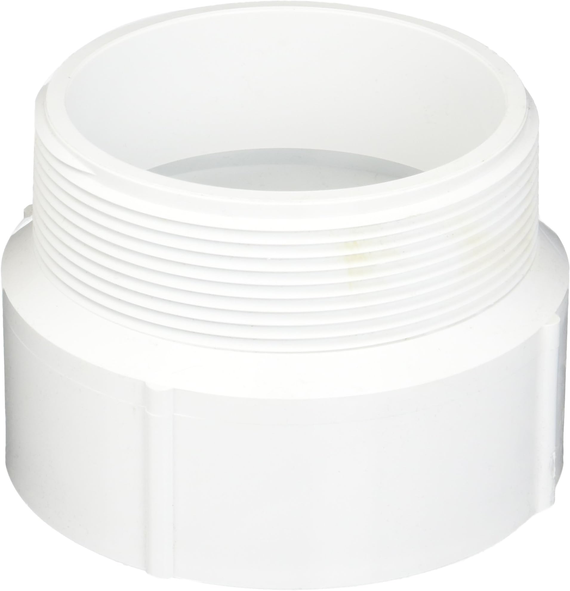 PVC Male Adapter 4 Inch (1-Pack), Pipe Fittings (Socket x Male Pipe ...