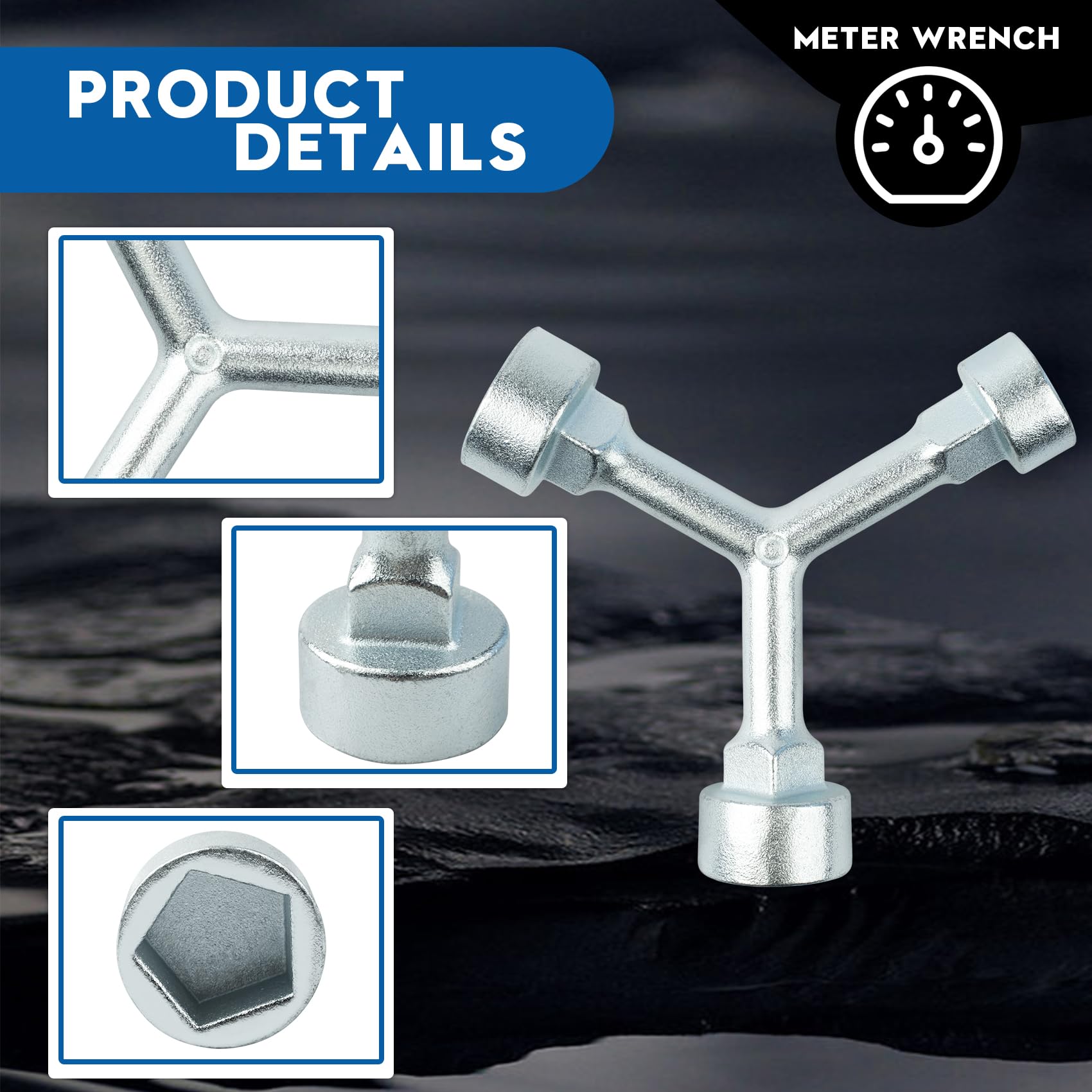 Snapklik.com : MKH10820 Meter Box Key Wrench Set