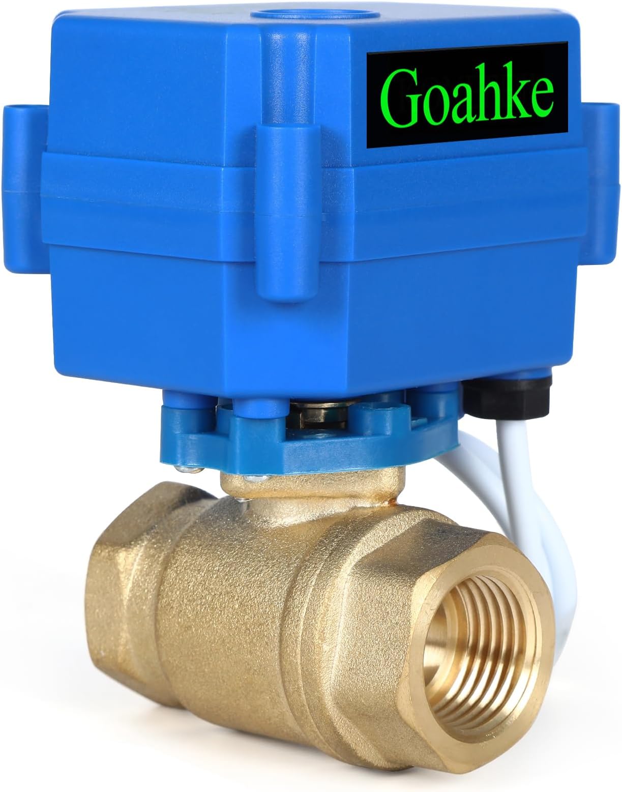 Amazon.com: Motorized Ball Valve 3/4", Standard Port, Electric Brass ...