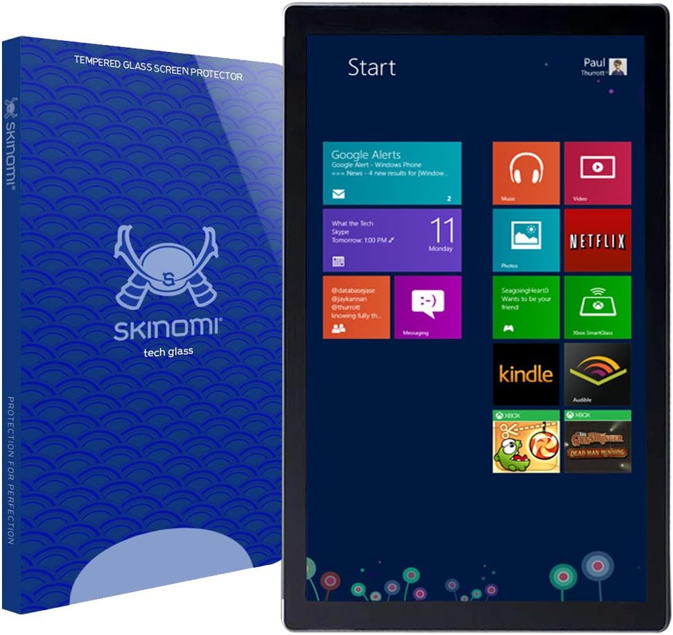 Amazon.com: Surface Pro 4 Screen Protector, Skinomi Tech Glass Screen ...