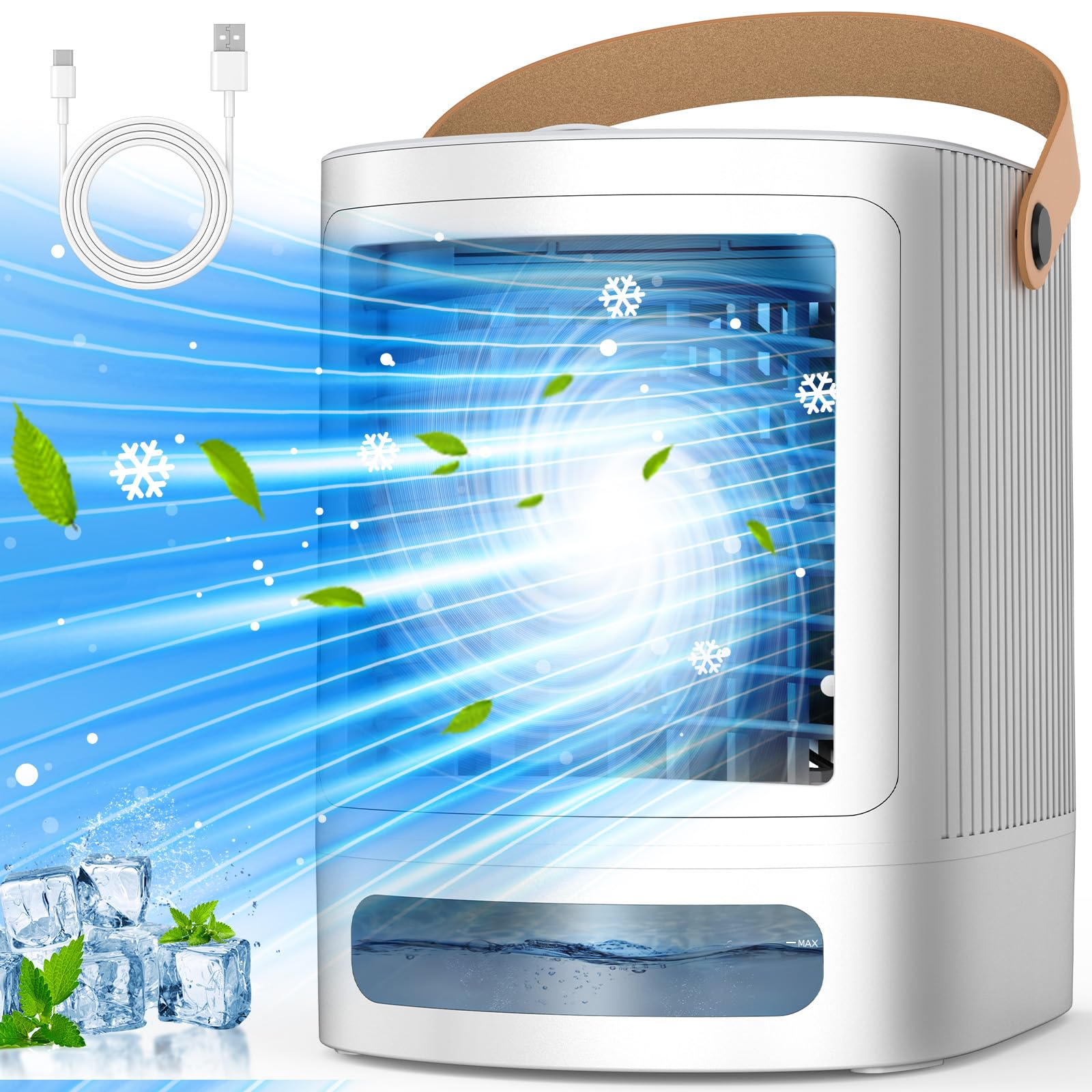 Amazon.com: FANCOLE Mini Air Conditioner, 3-IN-1 Small Air Conditioner ...