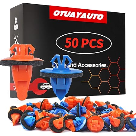 Amazon.com: Clipsandfasteners Inc 10 Wheel Flare Moulding Clips W ...