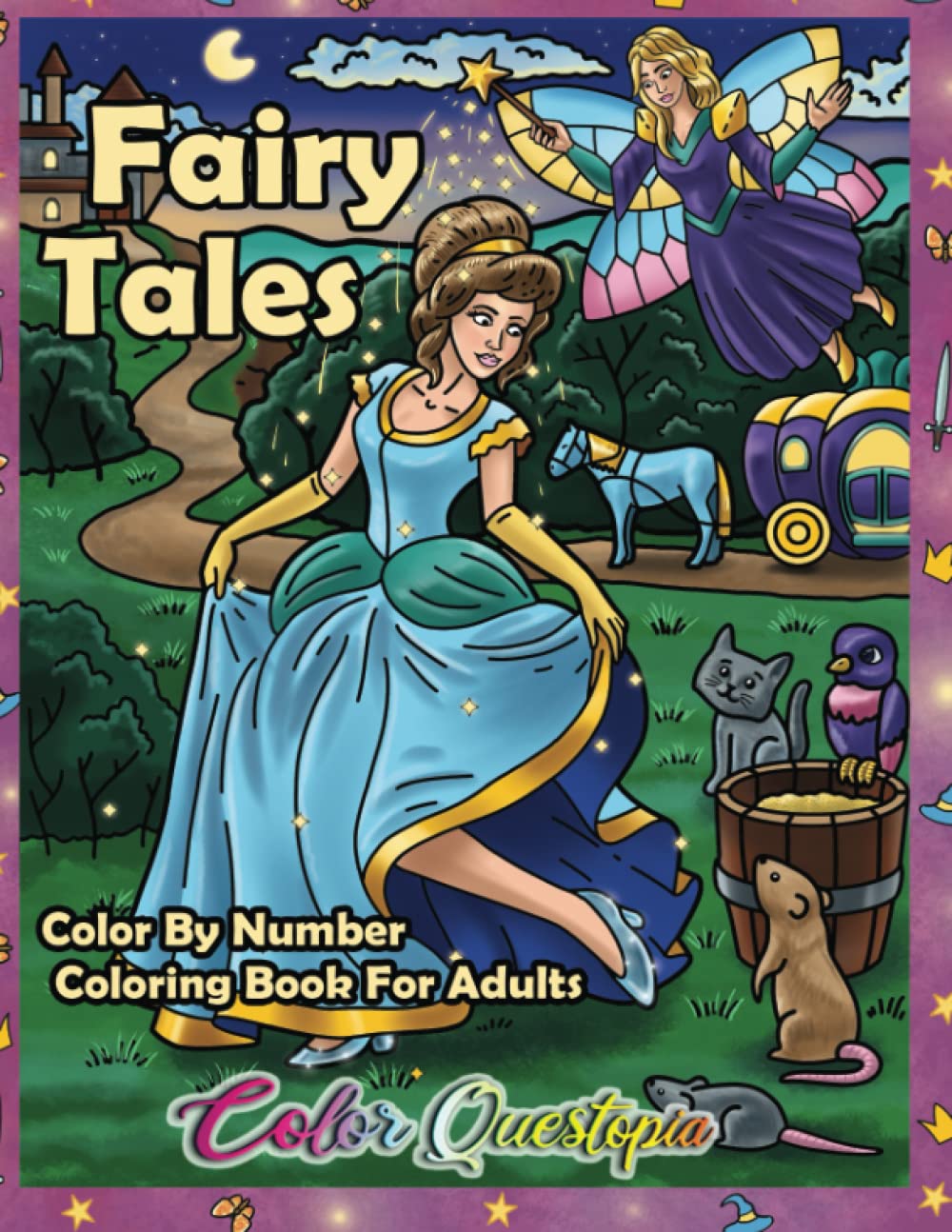 Color Counts Color By Number Book Fairy Tales From Fairy Color By