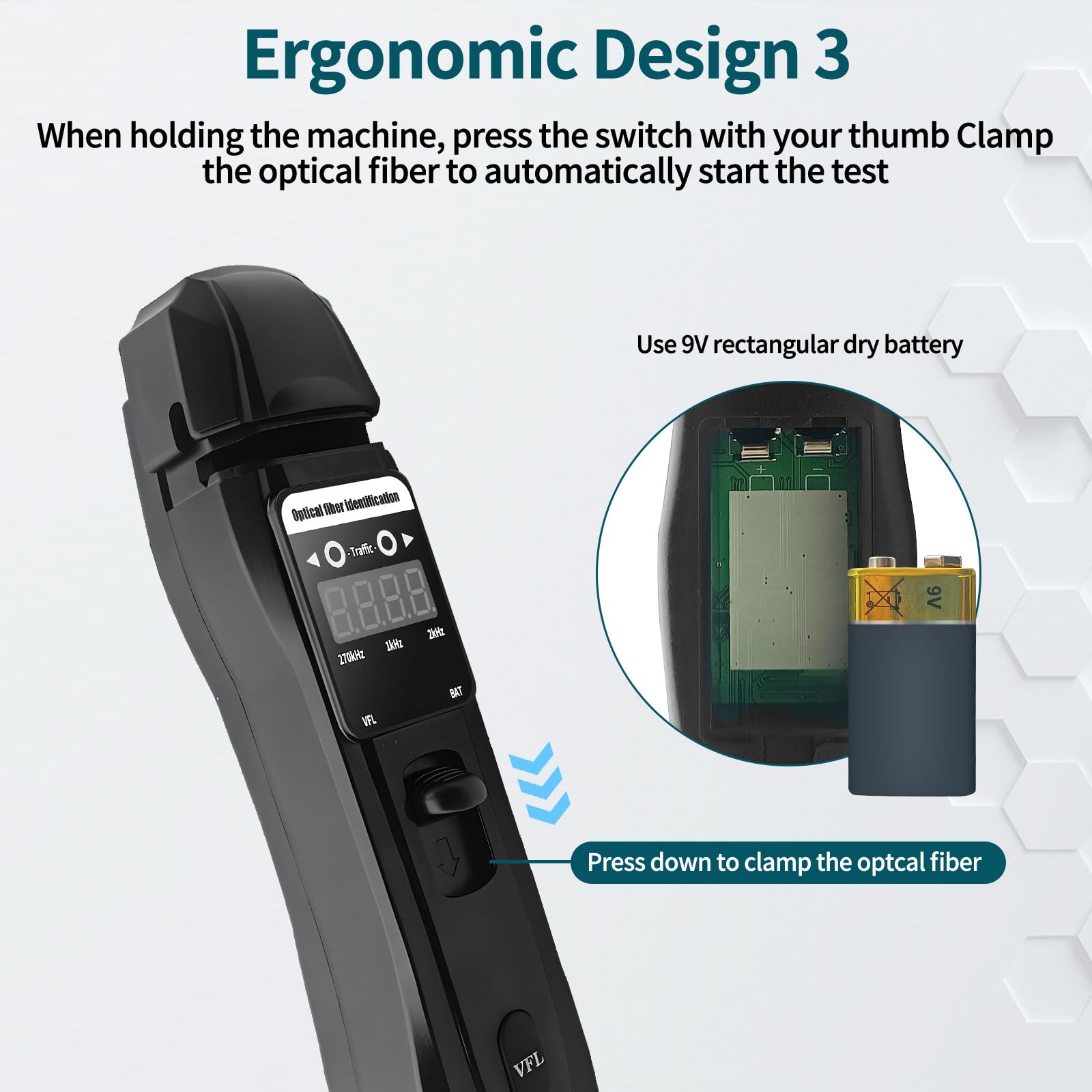 Snapklik.com : Henkion Fiber Optic Identifier Handheld Optical Tester ...
