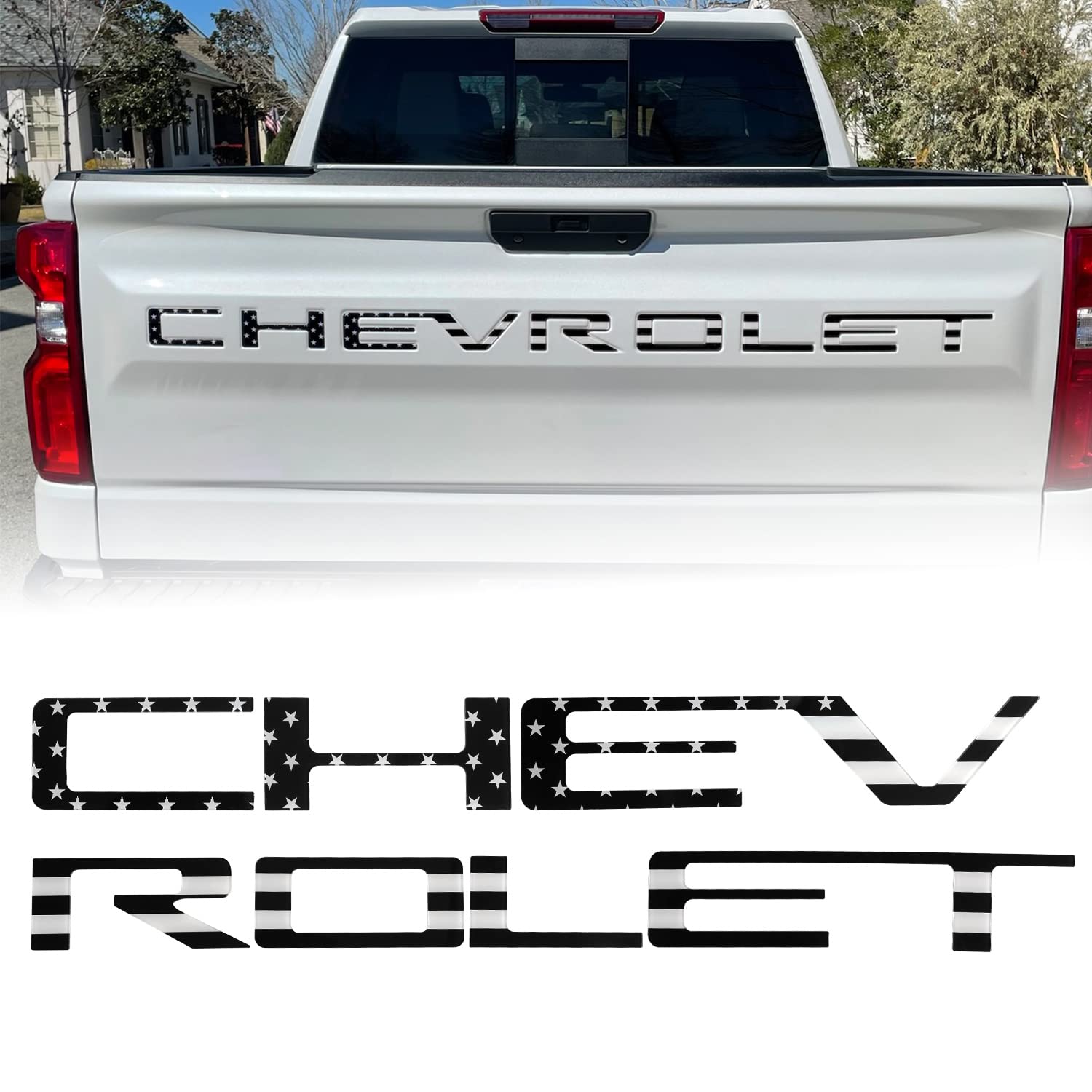 Buy Tailgate Insert Letters 3D Raised Rear Emblems for 2019 2020 2021 ...