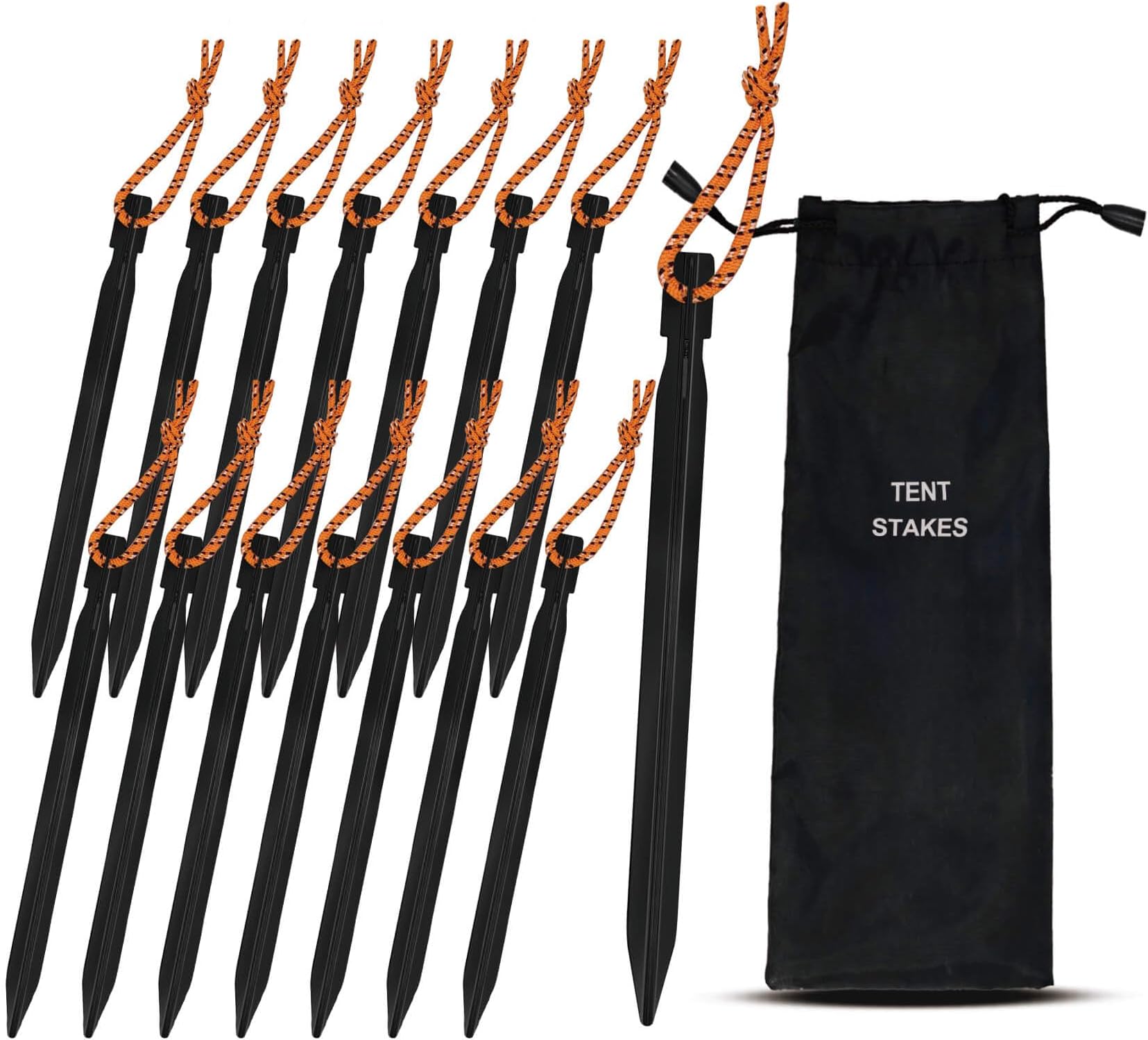 Amazon.com : ASR Outdoor 9 Inch Aircraft Grade Aluminum Camping Stakes ...