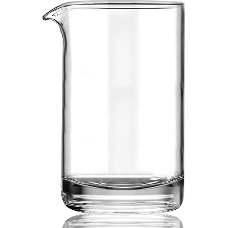 Amazon.com | Cocktail Mixing Glass with Seamless and Handblown ...