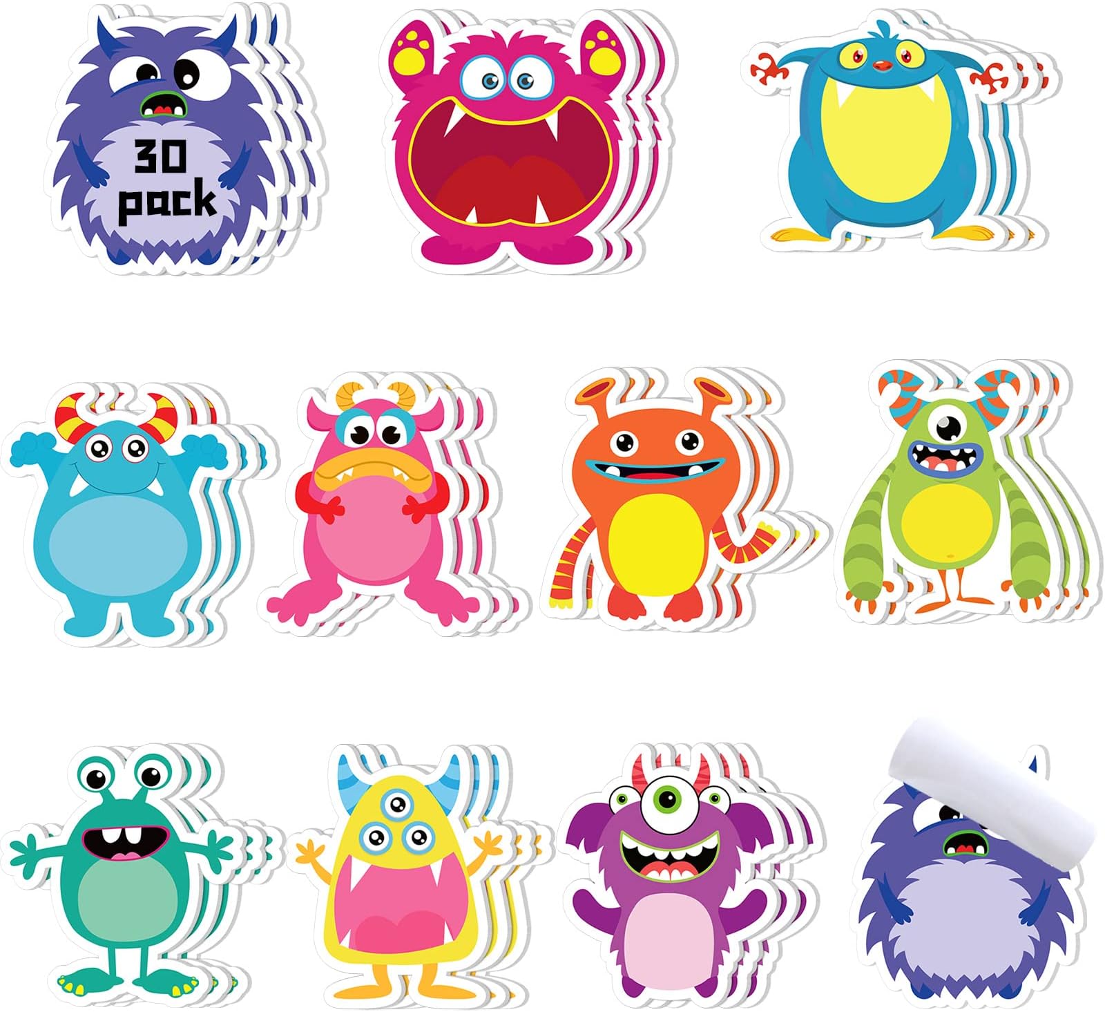 Amazon.com : Smiley Sticky Notes, Cute Smile Face Self-Stick Removable ...