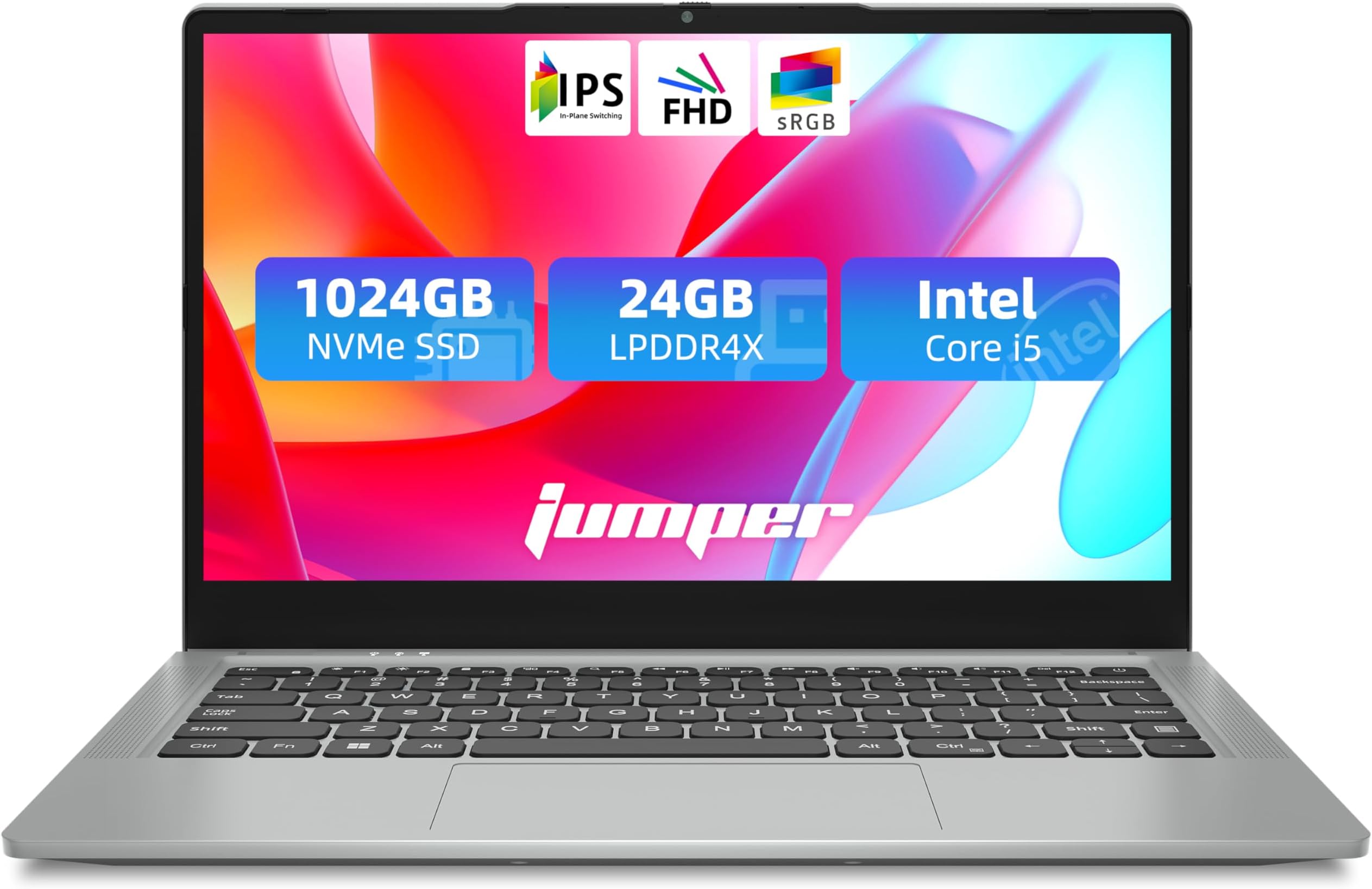 Amazon.com: jumper Laptop, 24GB LPDDR4X RAM, 1024GB NVMe SSD, 3.6GHz ...
