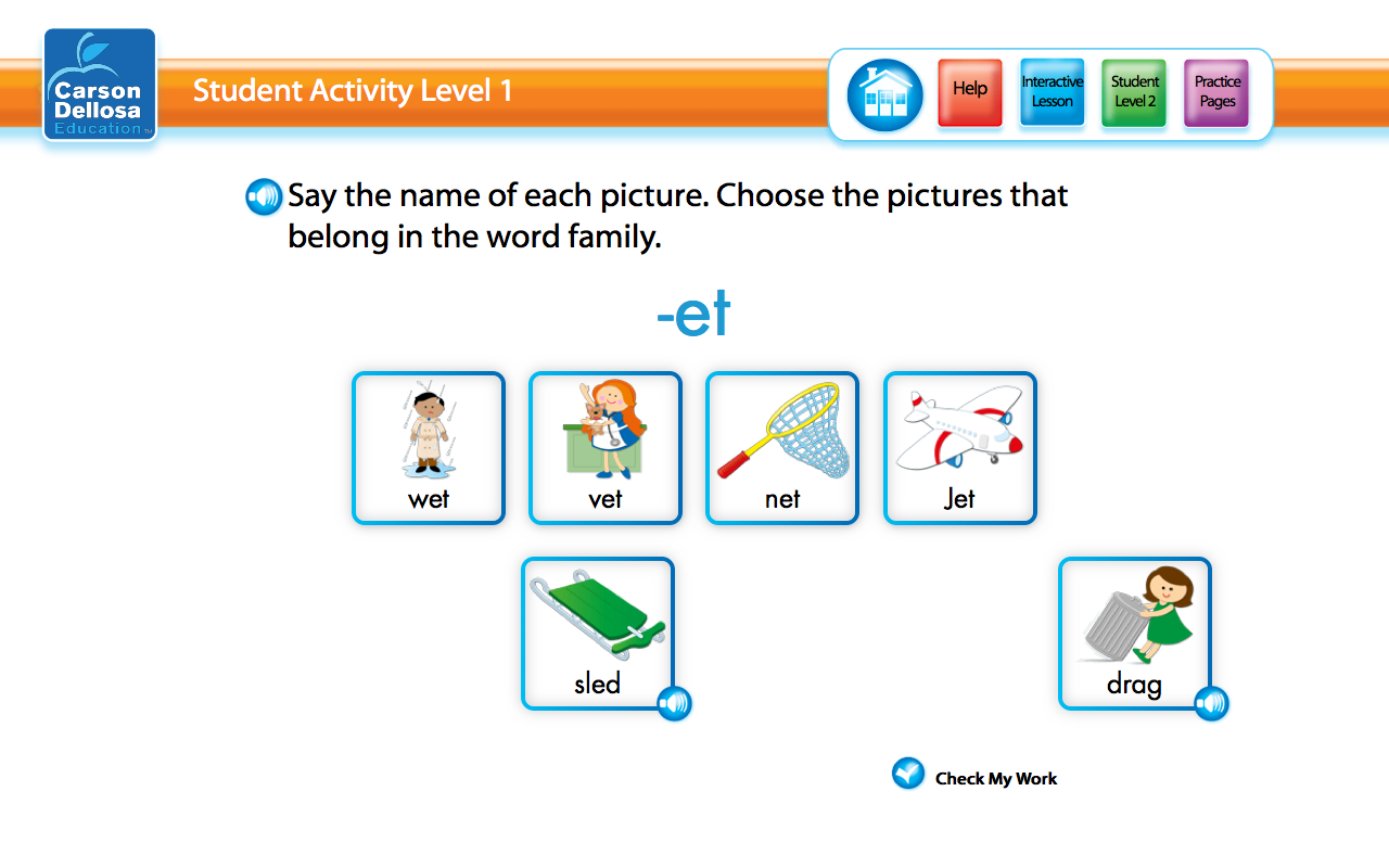 Word Families Set B - App on Amazon Appstore