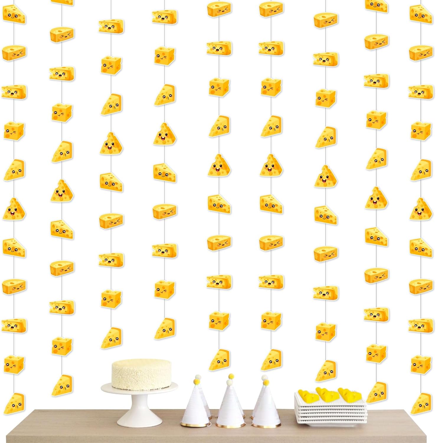 Amazon.com: Sursurprise Cheese Themed Party Decorations, 8Pcs Cheese ...