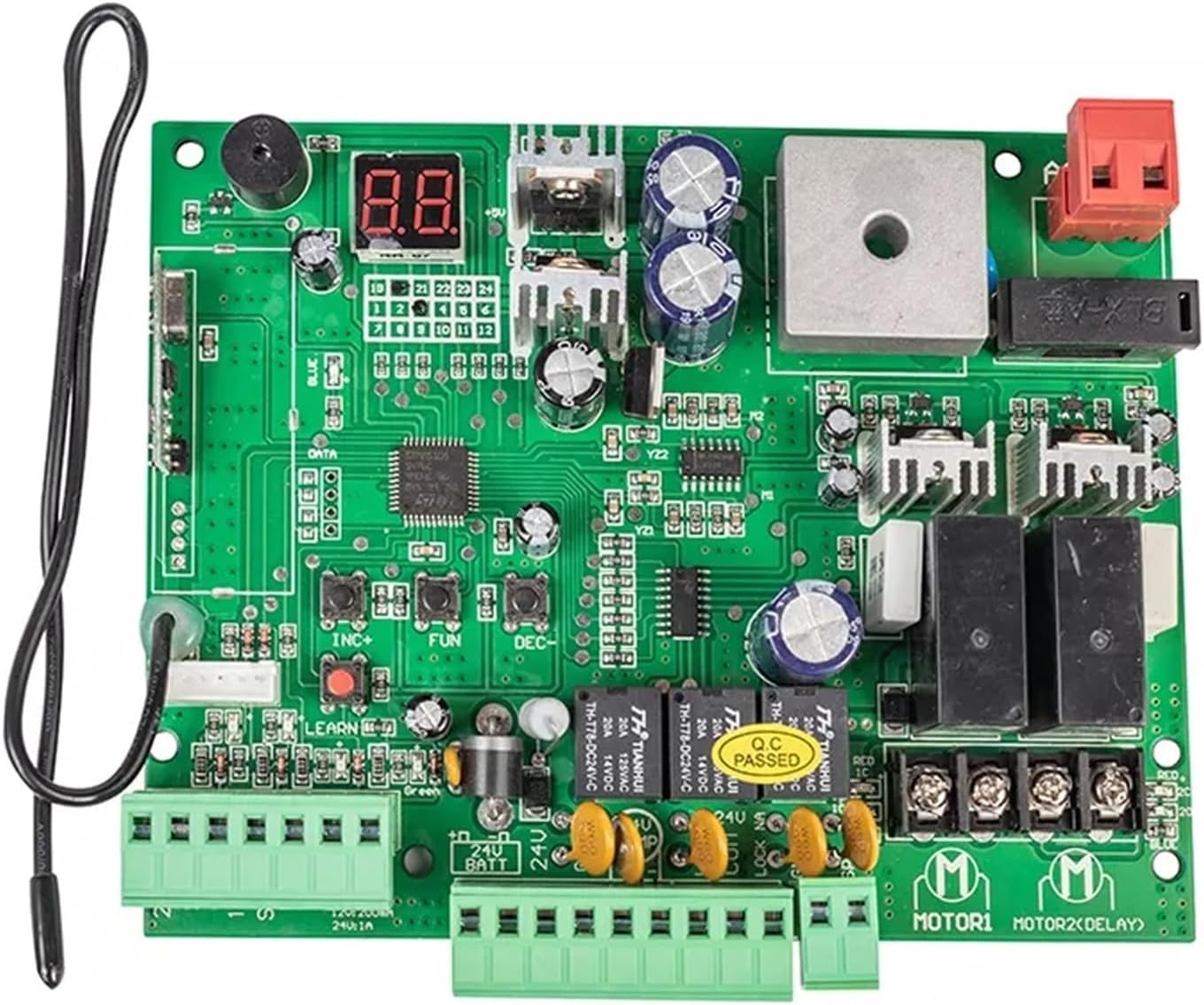 Electric Gate Opener 12V/24V Board For Automatic Double Arms Swing Gate ...