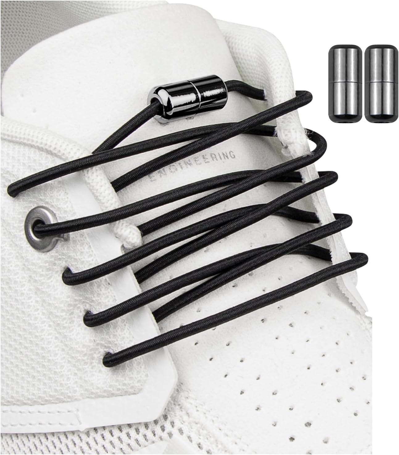 Amazon.com: Elastic No Tie Shoe laces for ON Cloud 5 Running Training ...