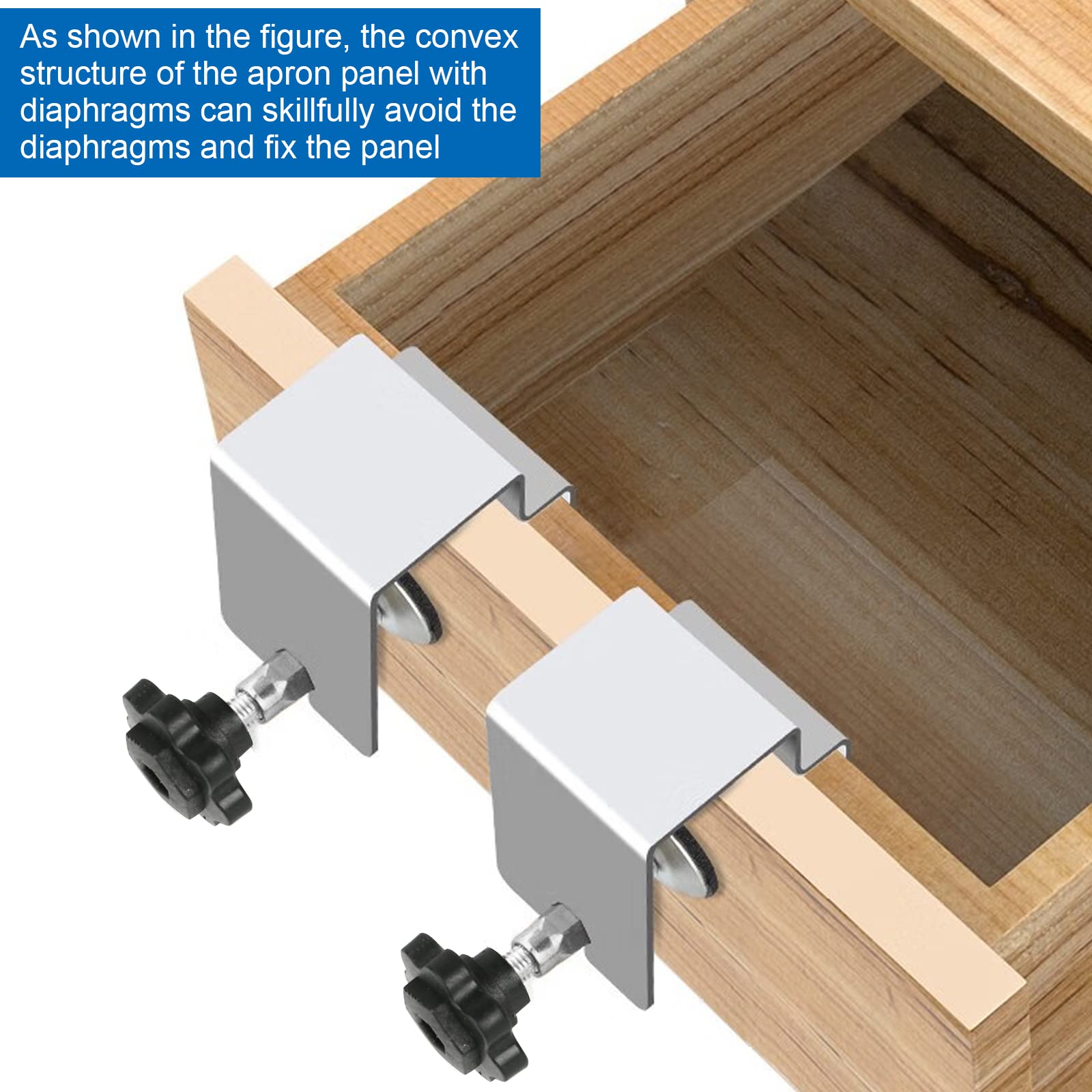 Snapklik.com : Copgge Universal Cabinet Installation Clamps Steel ...