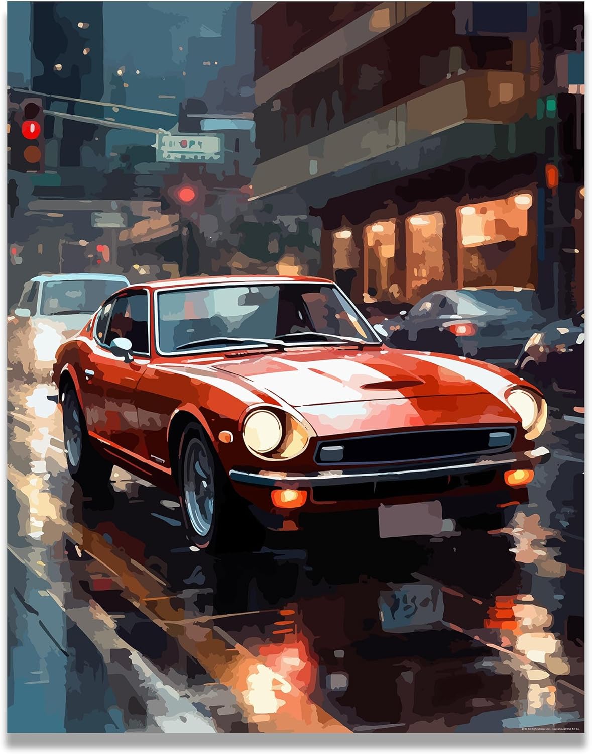 Amazon.com: Inspirational Wall Art Co. - Smooth | 1972 Datsun 240z ...