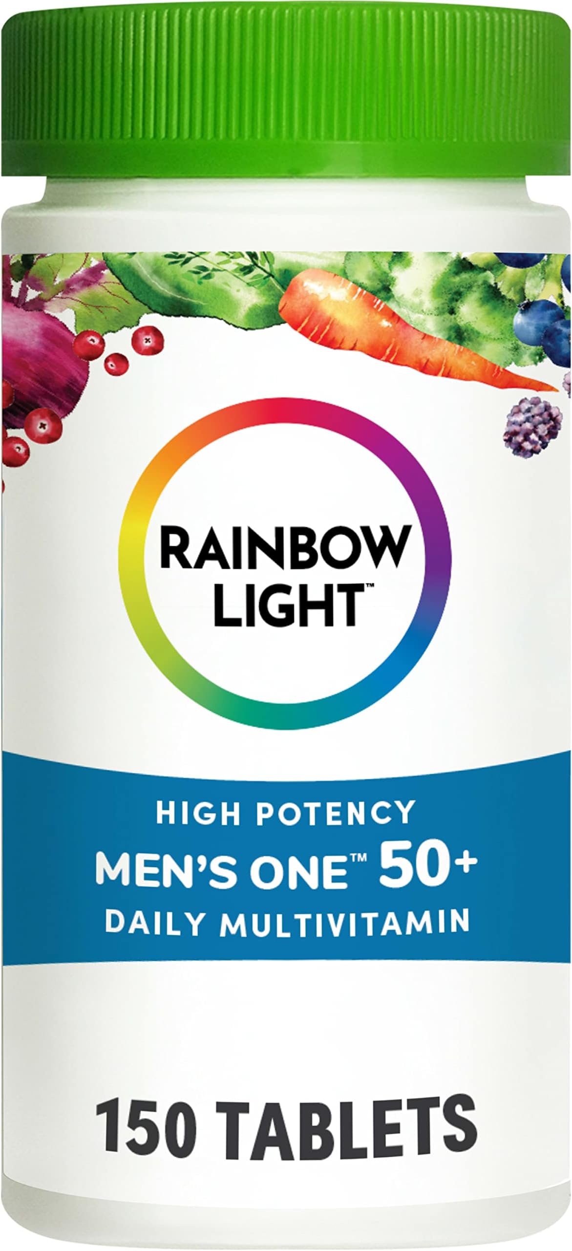 Amazon.com: Rainbow Light Mens One High Potency Daily Multivitamin ...