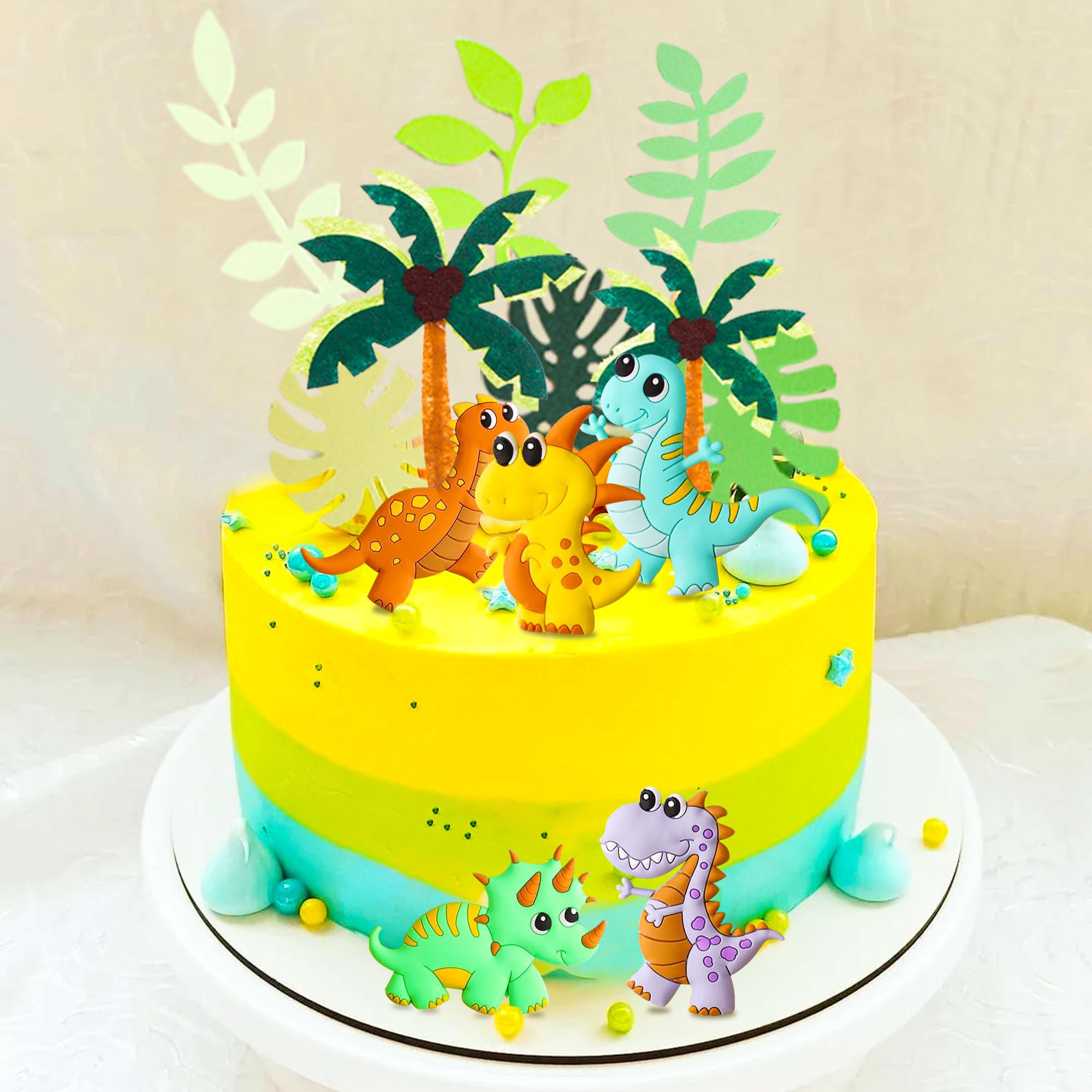 Snapklik.com : Dinosaur Rex Three Cake Topper Four Rex 4th Birthday ...