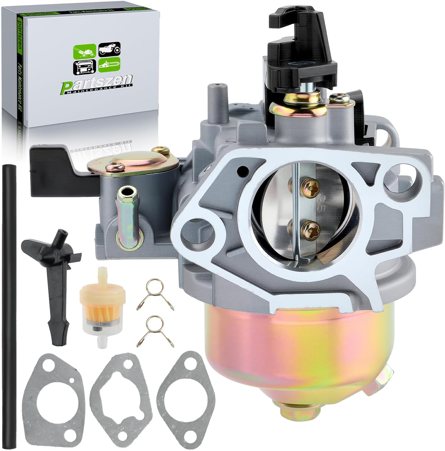 Amazon.com: TURBOTUNITY GX390 GX340 Carburetor for Honda 11hp 13hp ...