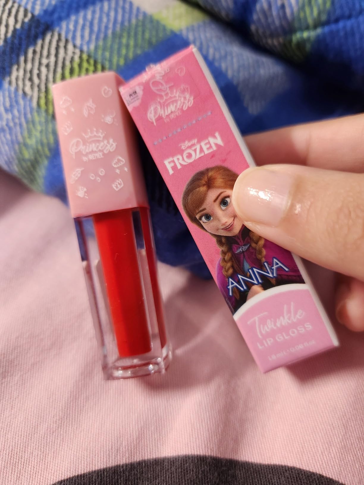 Buy Disney Frozen Princess By RENEE Twinkle Lip Gloss Elsa Pink 1.8 Ml ...