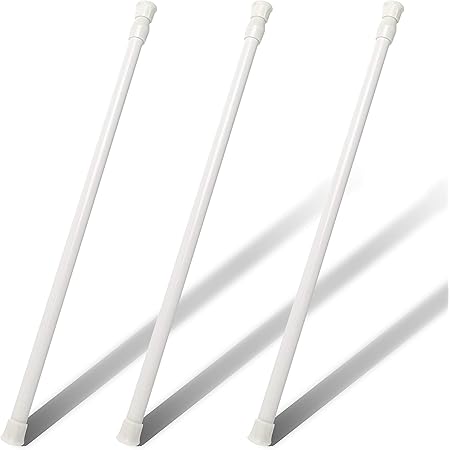 Amazon.com: YYWL&HP 3 Pack Spring Tension Telescopic Rod Curtain Rods ...